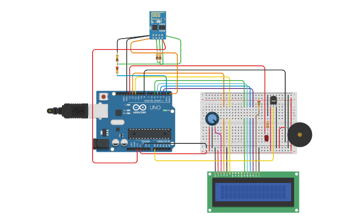 Circuit design G) Smart Weather Display(Your city) connect WIFI ...
