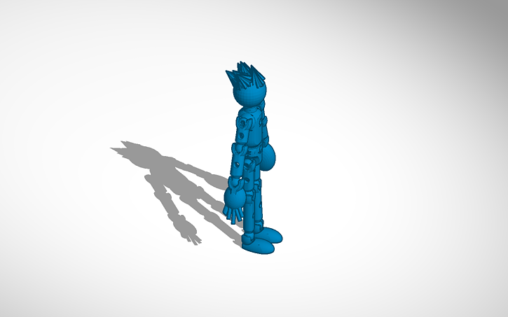 3D design Mega Man Action Figure - Tinkercad