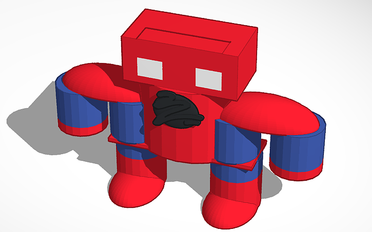 3D design spider-man - Tinkercad