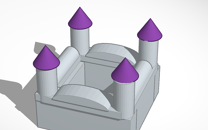3D design Medieval Castle | Tinkercad