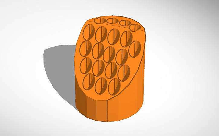 3D design Pencil Holder - Tinkercad