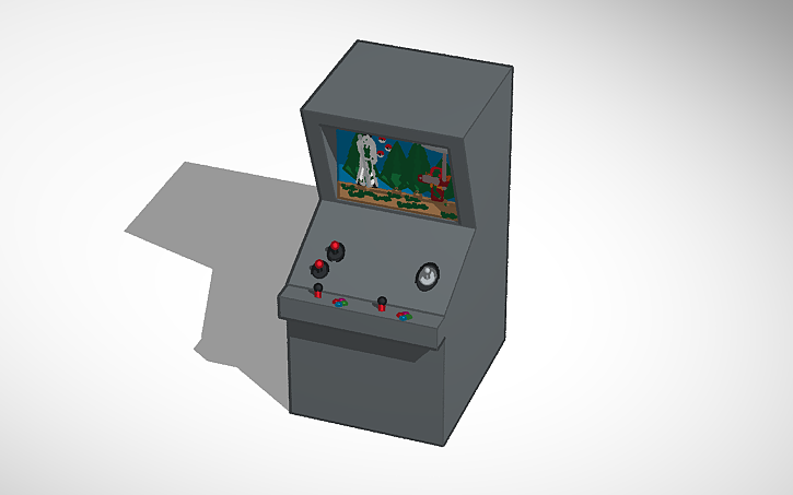 3D design game consol - Tinkercad