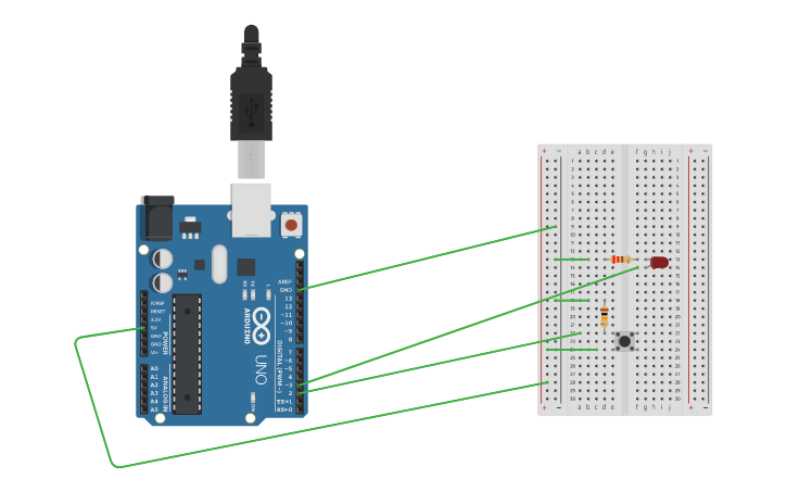 Circuit Design Arduino Led Tinkercad 2000