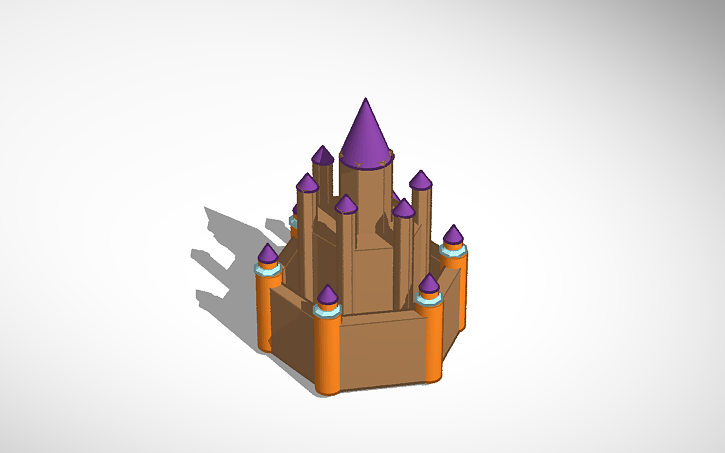 3D design castle | Tinkercad
