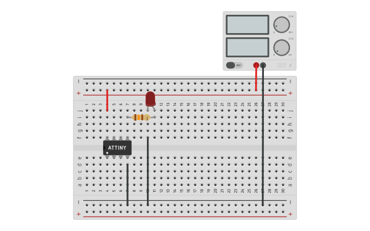 Circuit Design Attiny Demo Tinkercad
