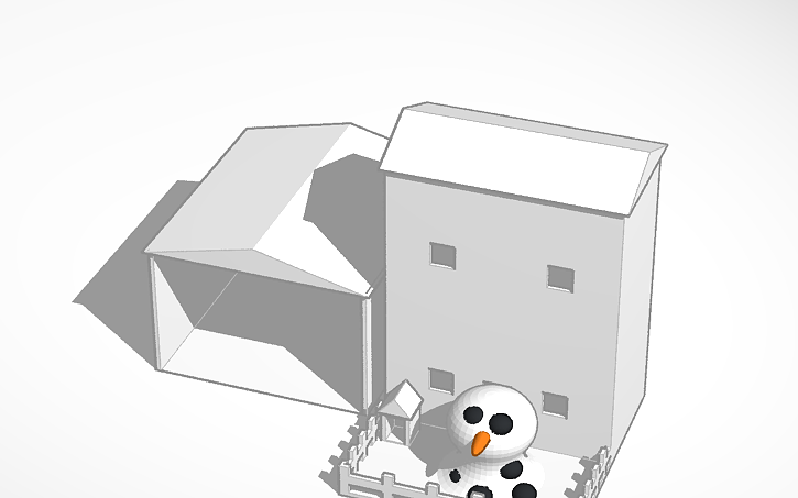 3D design melting snowman | Tinkercad