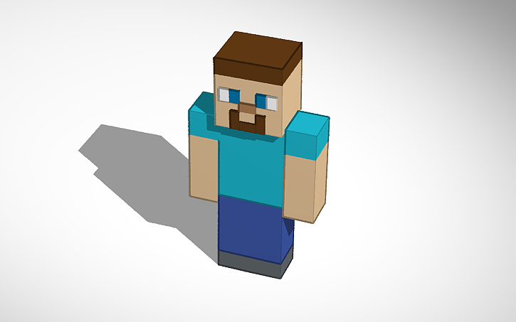 3D design Steve tasarımı | Tinkercad