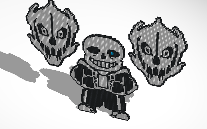 3D design Sans de undertale | Tinkercad
