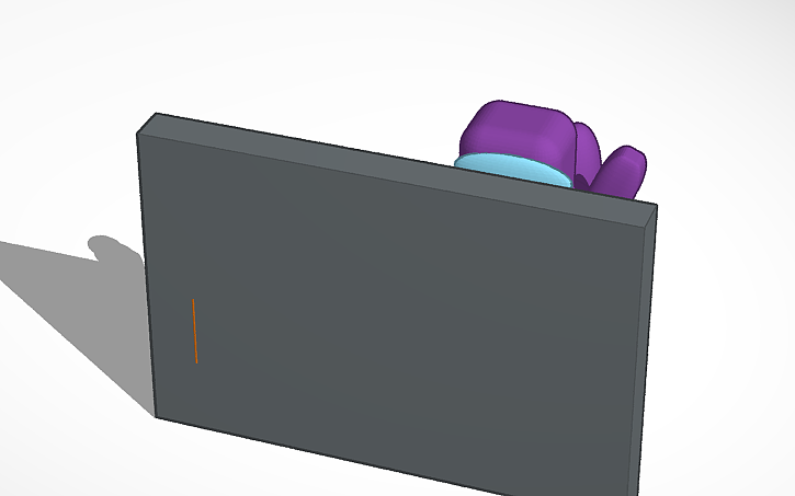 3D design Amogus sussy little crewmate helps with tasks | Tinkercad