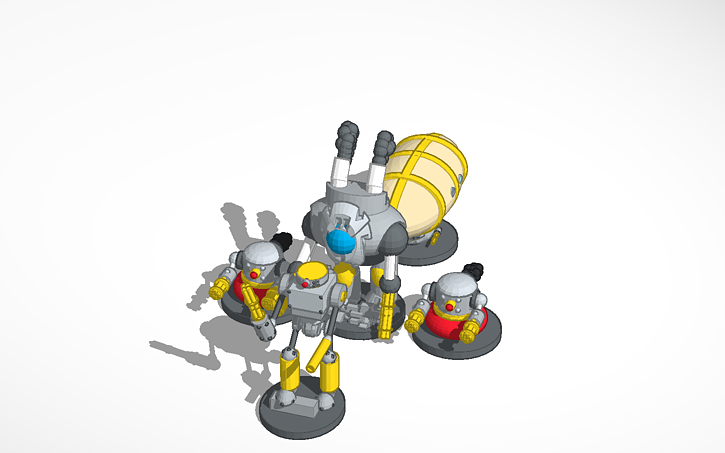 3D design Mech patrol--#STEAMPUNK-EMPIRE - Tinkercad