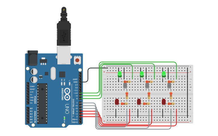 Circuit design Practical Exam - Tinkercad