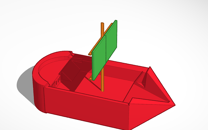 3D design boat | Tinkercad