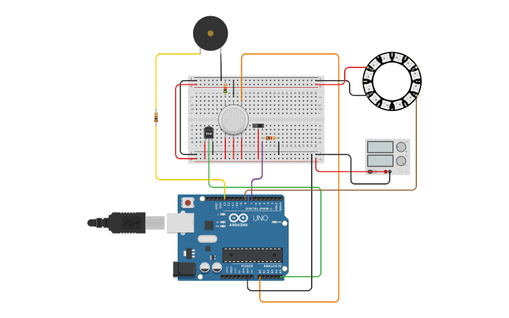 Circuit design Ana Sofia Zamorano-Taller 5 | Tinkercad