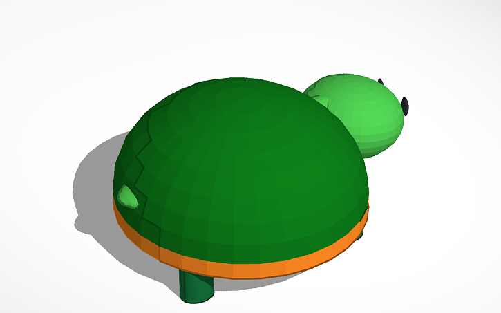 3D design Turtle - Tinkercad