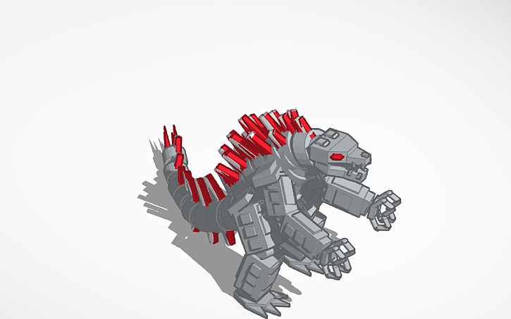 3D design Mechagodzilla | Tinkercad