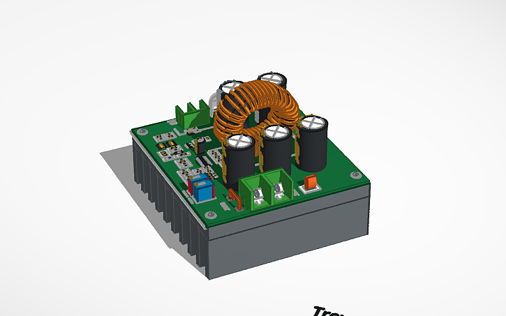 3D design Project 1 electric circuit - Tinkercad