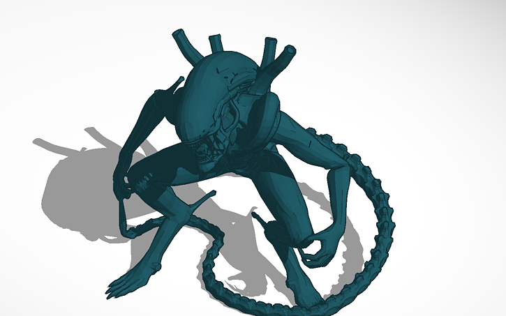 3D design Alien - Tinkercad