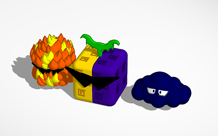 3D design Soul Blox fruits - Tinkercad