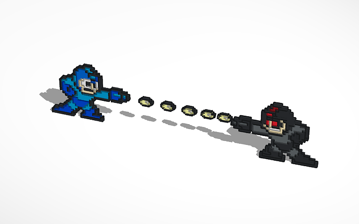 3d Design Mega Man Tinkercad