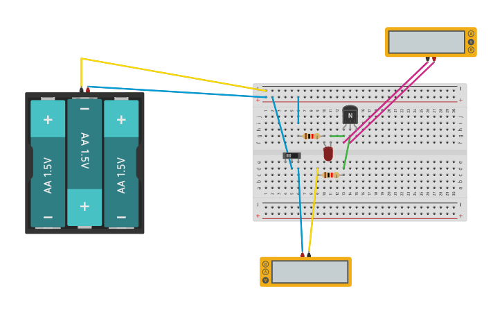 Circuit Design Circuito Practico Transistor Tinkercad