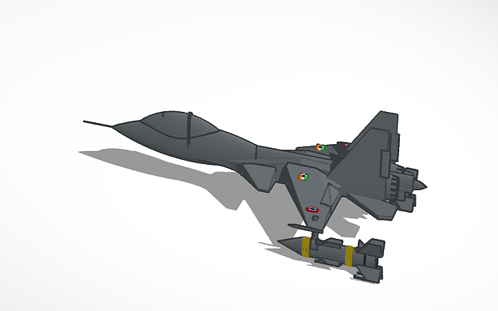 3D design Jet - Tinkercad