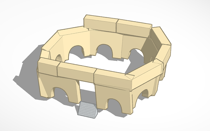3D design Copy of Roman Colosseum | Tinkercad