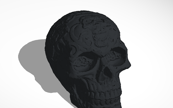 3D design Skull - Tinkercad