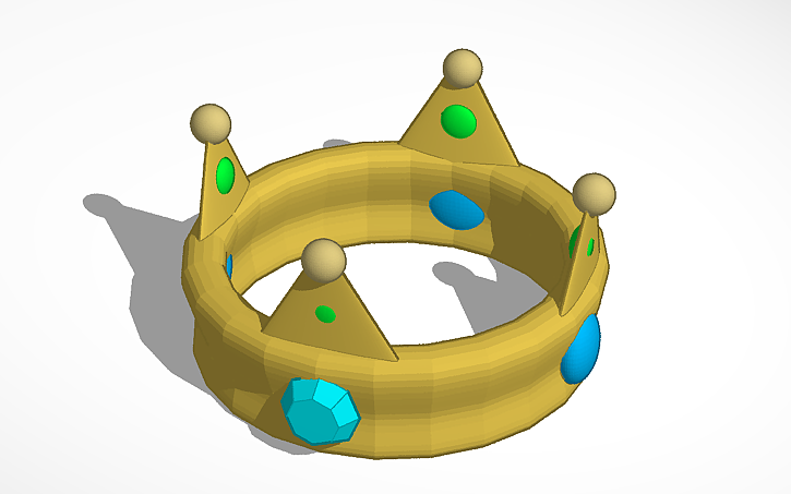 3D design Crown - Tinkercad