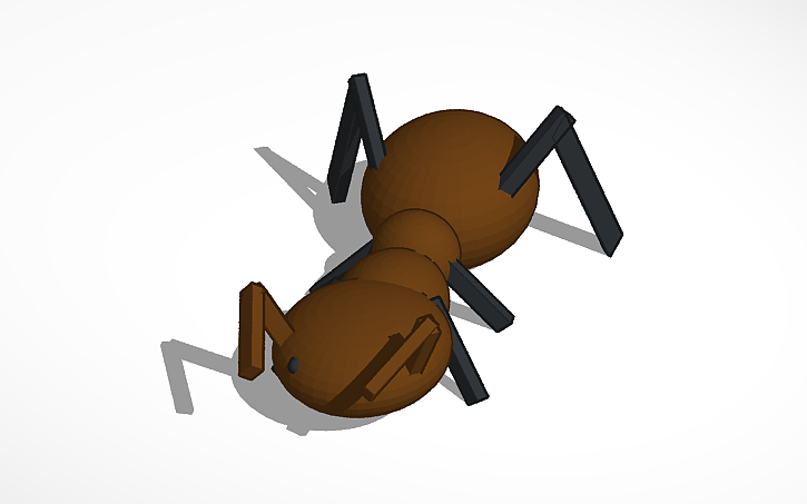 3D design cool ant - Tinkercad
