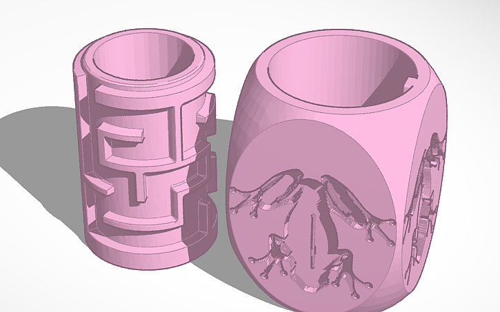 3D design Frong_Cylinder_Maze - Tinkercad