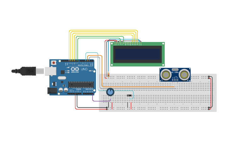 Circuit design Innovación en un actuador lineal - Tinkercad