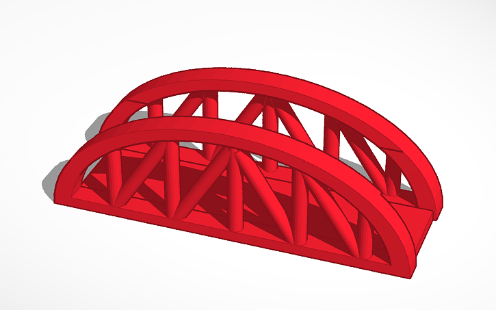 3D design Bridge design | Tinkercad