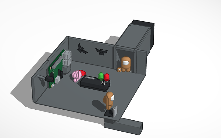 3D design Among Us - Tinkercad