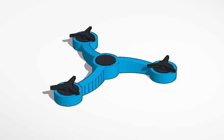 3d Design Multi Spin Fidget Spinner Fidget Toy Challenge Tinkercad