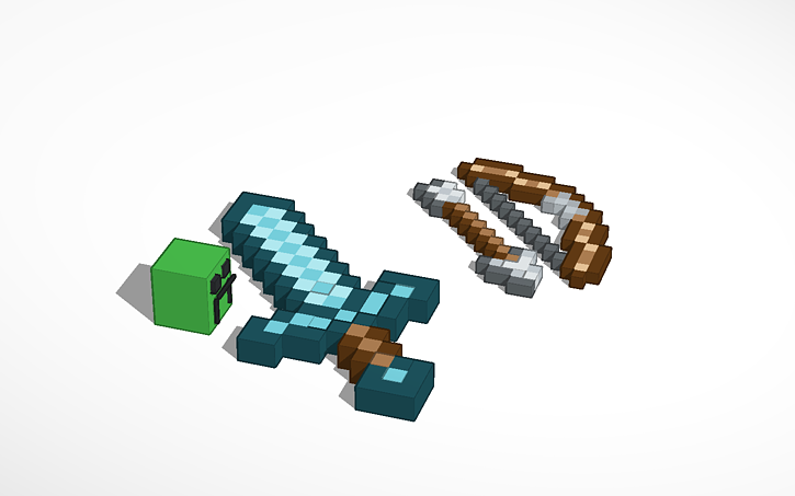 3D design Copy of Sword hitting slime Note: SLIME MADE BY STRIDER! NOT ...