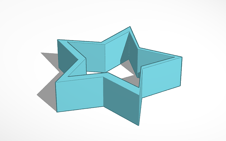 3D design Cookie Cutter - Tinkercad