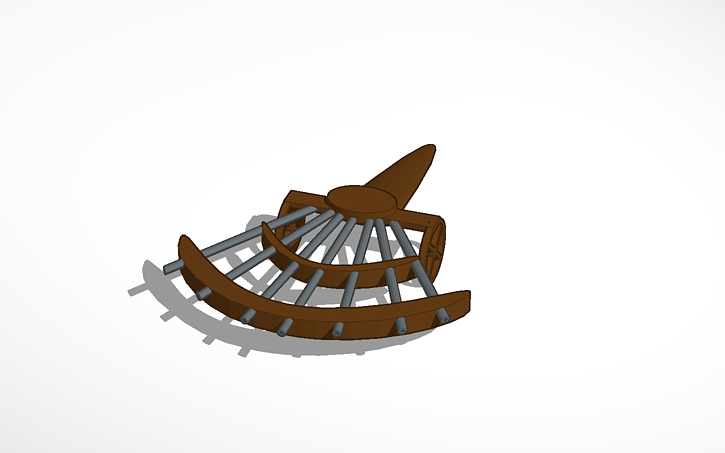 3D design da vinci machine gun - Tinkercad