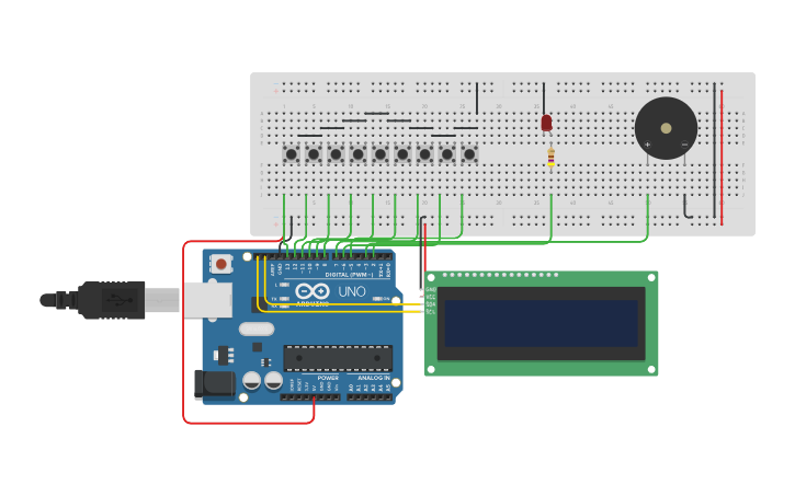 Circuit design EVM - Tinkercad