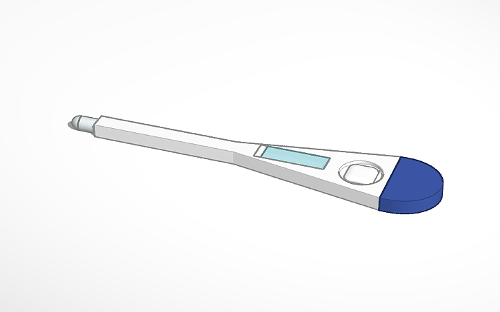 3D design Digital Thermometer - Tinkercad