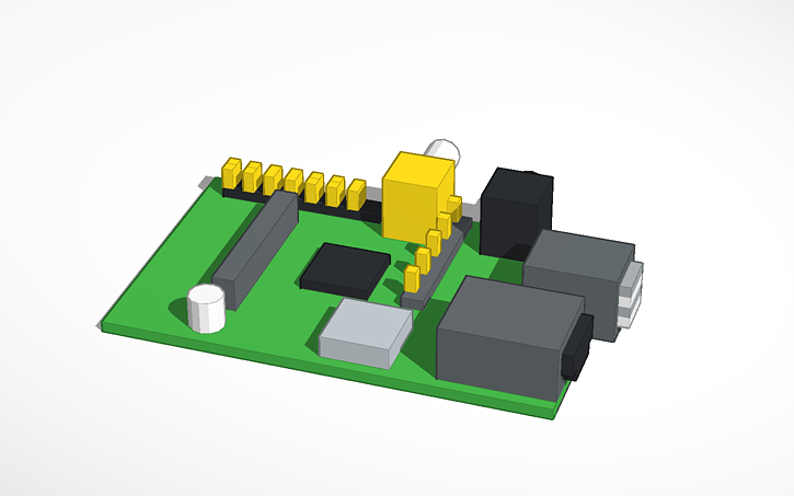 3d Design Raspberry Pi Tinkercad