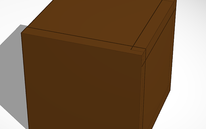 3D design time capsule box thing - Tinkercad