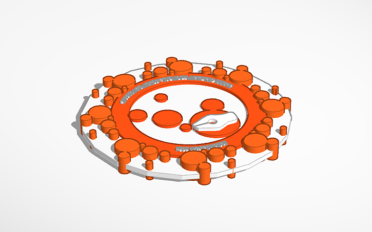 3D design medalla - Tinkercad