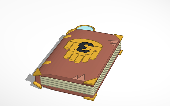 3d Design Gravity Falls Journal Tinkercad