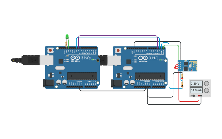 Circuit Design Esp8266 Connection 2 Tinkercad
