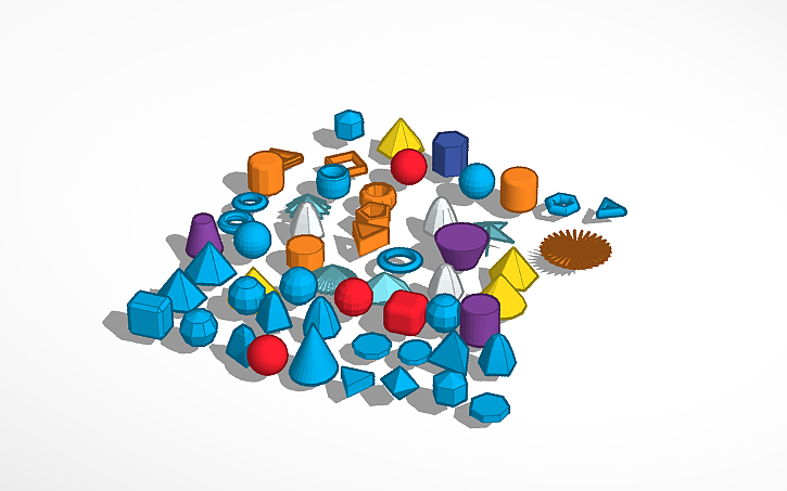 3D design shapes - Tinkercad