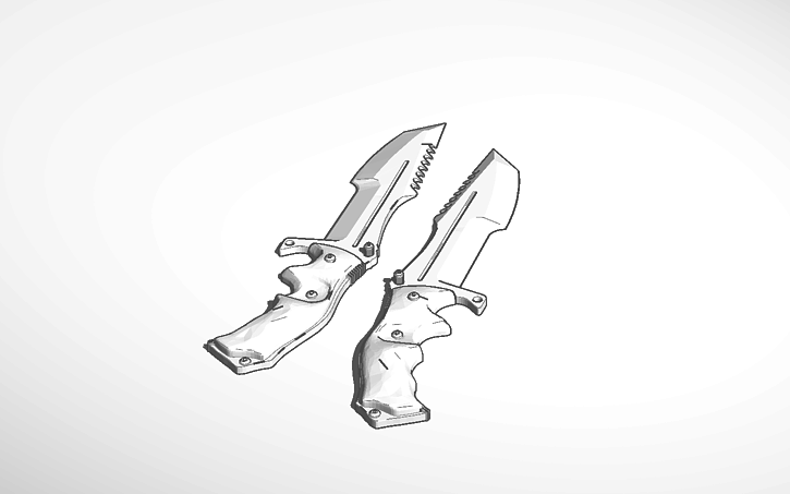 3D design CS-GO HUNTSMAN EVREN - Tinkercad