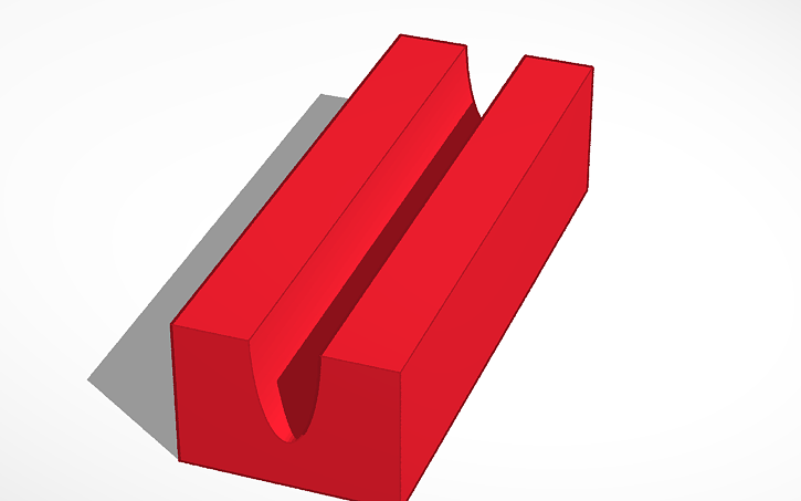 3D design Straw Holder - Tinkercad