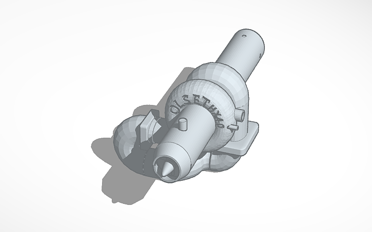 3D design Flame tubeless jet engine | Tinkercad