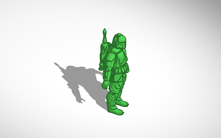 3D design boba fett - Tinkercad