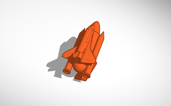 3D design NASA space shuttle - Tinkercad